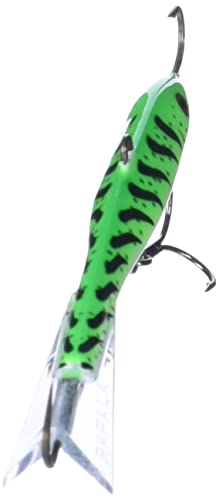 Rapala Jigging Rap 09 Fishing lure, 3.5-Inch, Glow Green Tiger