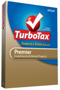 turbotax premier federal + state + federal efile 2009