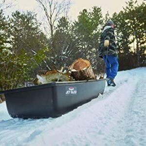 Shappell Jet Ice Fishing Sled, Large Heavy-Duty Multi-Purpose Utility Sleds for Hauling Fire Wood, Deer, Duck Hunting, Fishing Gear, Supplies, and Accessories