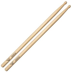 Vater 3A Power Wood Tip Hickory Drumsticks, Pair