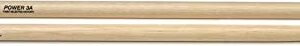 Vater 3A Power Wood Tip Hickory Drumsticks, Pair