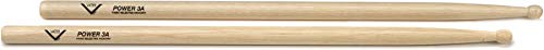 Vater 3A Power Wood Tip Hickory Drumsticks, Pair