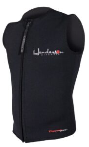 henderson man 3mm thermoprene zipper vest scuba diving wetsuit, size: x-large