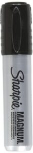 sharpie magnum permanent markers black [pack of 6 ]