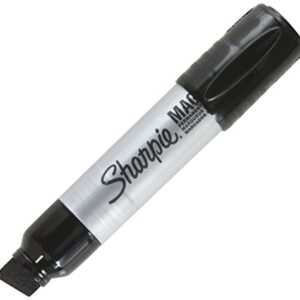 Sharpie Magnum Permanent Markers black [PACK OF 6 ]