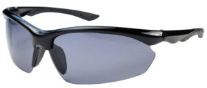 p52 polarized super light frame sunglasses for fishing & active lifestyles (black & smoke)