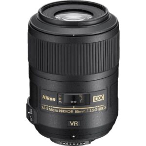 nikon af-s dx micro nikkor 85mm f/3.5g ed vibration reduction fixed zoom lens with auto focus for nikon dslr cameras