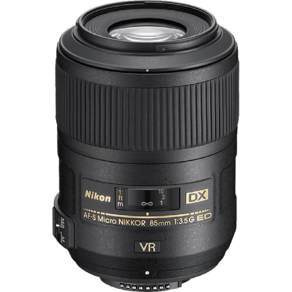 Nikon AF-S DX Micro NIKKOR 85mm f/3.5G ED Vibration Reduction Fixed Zoom Lens with Auto Focus for Nikon DSLR Cameras