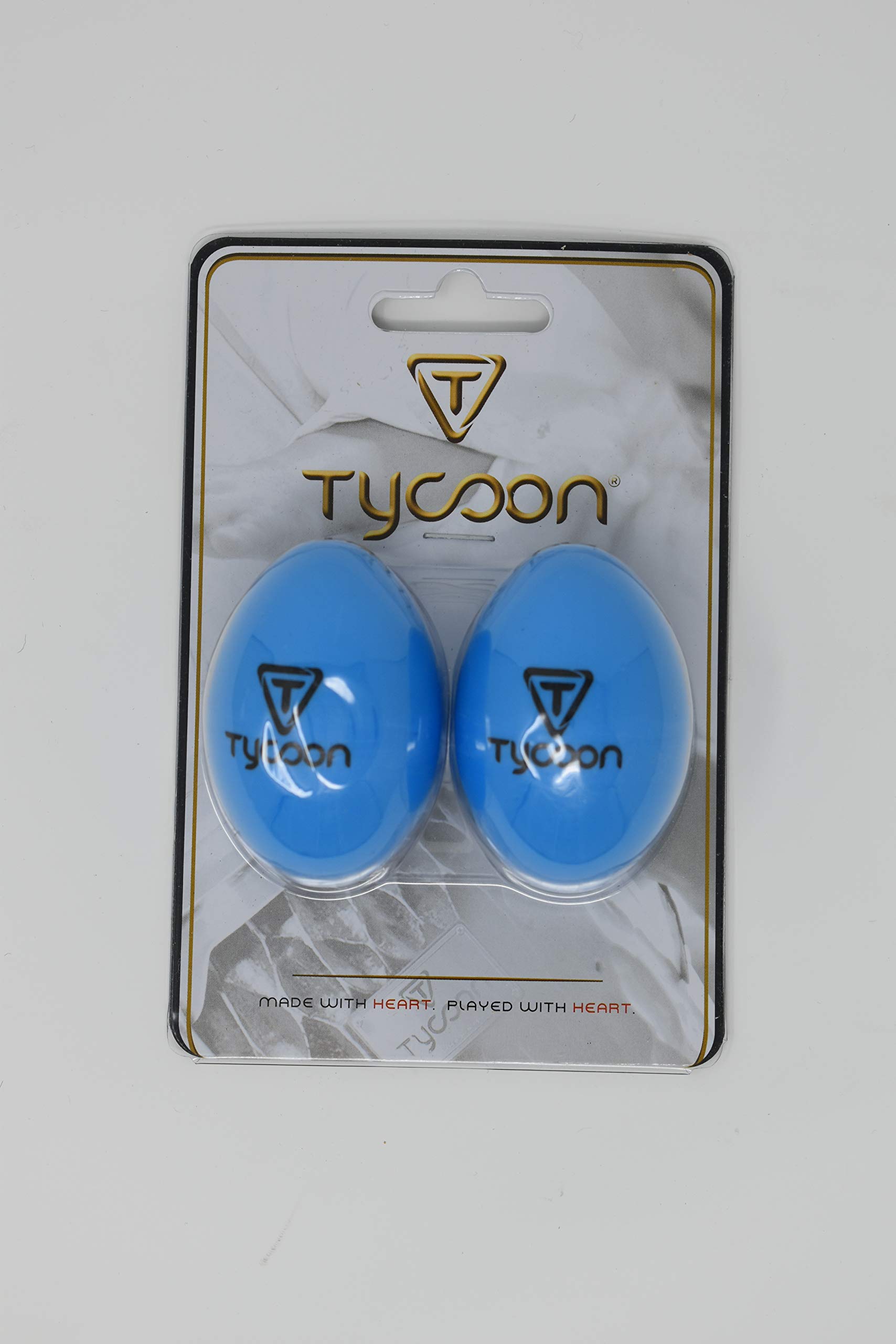 Tycoon Percussion Plastic Egg Shakers - Blue