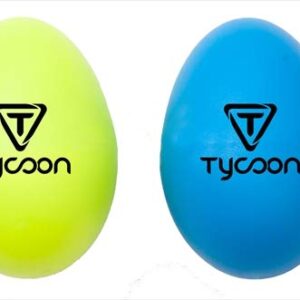 Tycoon Percussion Plastic Egg Shakers - Blue