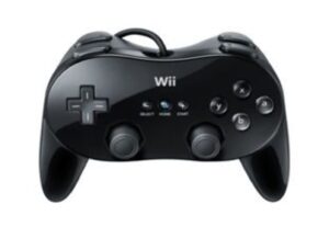 wii classic controller pro - black - nintendo wii standard edition