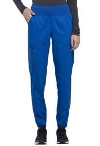 jogger scrubs for women workwear revolution, soft stretch ww011p, xl petite, royal