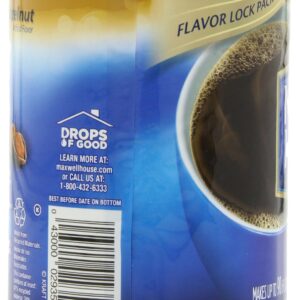 Maxwell House Hazelnut Ground Coffee, 11-Ounce Cannister (Pack of 3)