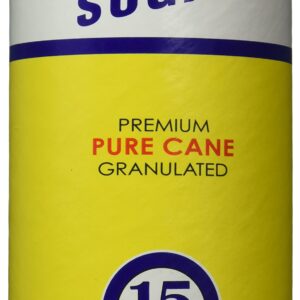 Domino Premium Pure Cane Granulated Sugar with Easy Pour Recloseable Top 16 oz. (Pack of 6)