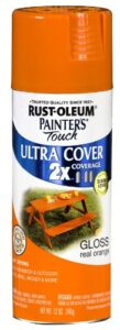 painter's touch 2x 12 oz real orange cover spray paint gloss [set of 6]6