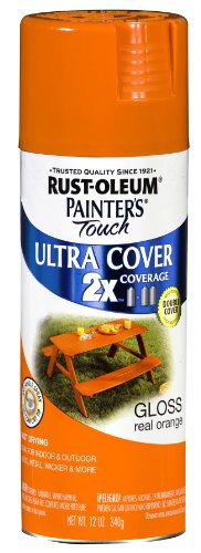 Painter's Touch 2X 12 Oz Real Orange Cover Spray Paint Gloss [Set of 6]6