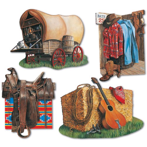 Beistle Cowboy Cutouts