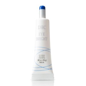 dhc eye bright lightweight eye gel minimizes dark circles and puffy eyes absorbs quickly daytime and nighttime use ideal for all skin types, clear, 0.52 fl ounce