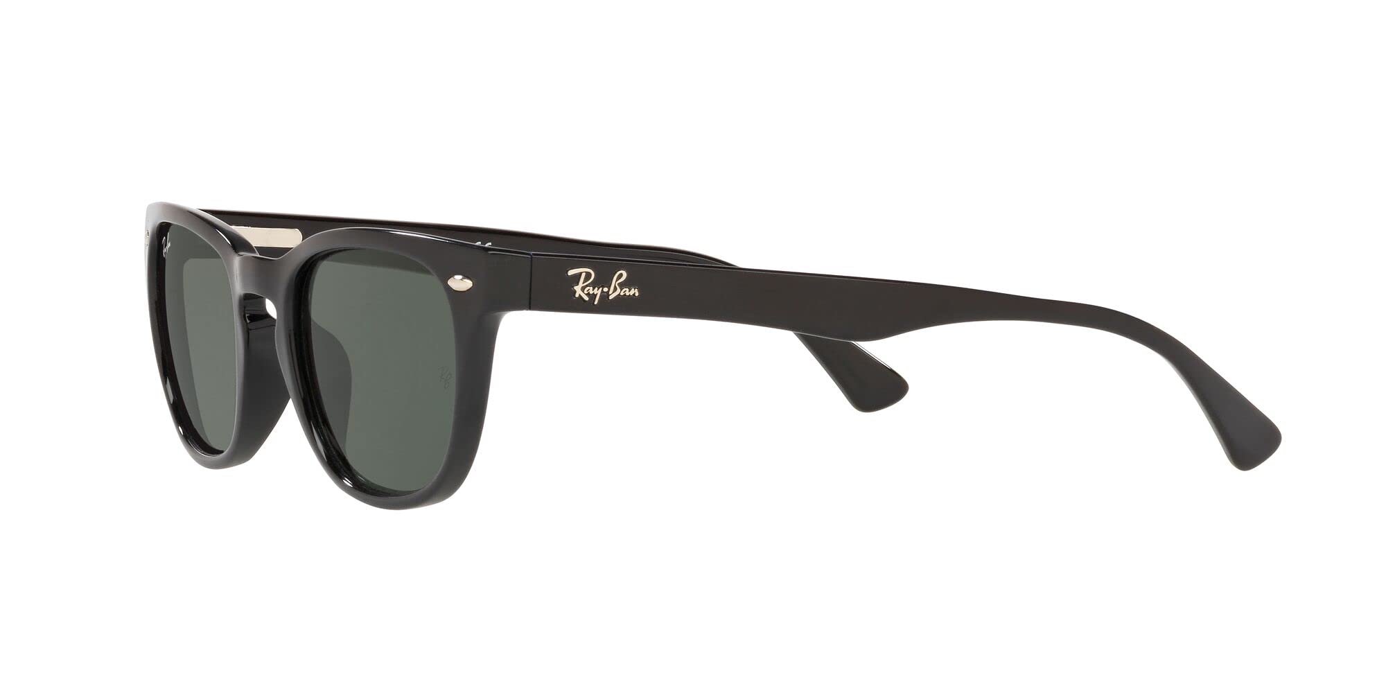 Ray-Ban RB4140 Wayfarer Sunglasses, unisex adult, Black, 49 mm