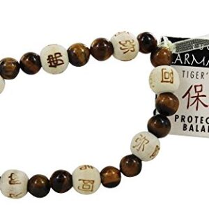 Zorbitz Inc. - Lucky Karma Bracelet with Tiger's Eye for Protection & Balance