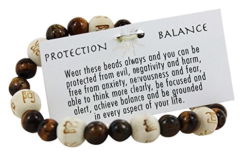 Zorbitz Inc. - Lucky Karma Bracelet with Tiger's Eye for Protection & Balance