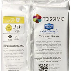 Tassimo Maxwell House Cafe Collection Mild Morning Blend Coffee 14-Count (Pack of 2)