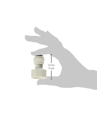 John Guest PI451215CS Female Connector, 3/8" OD x 5/8" BSPP (Pack of 10)