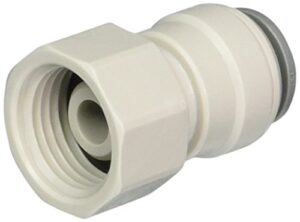 john guest pi451614cs female connector, 1/2" od x 1/2" bspp (pack of 10)