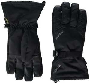 gordini men's standard gore gauntlet glove, black, medium