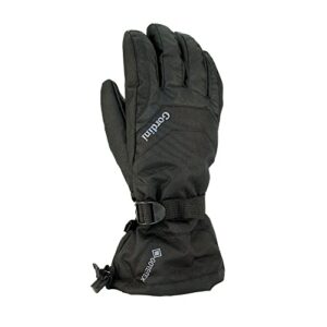 Gordini Men's Standard Gore Gauntlet Glove, Black, Medium