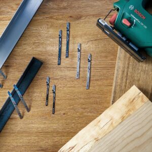 Bosch DIY 10tlg. Stichs盲geblatt-Set Wood and Metal zum S盲gen in Holz und Metall