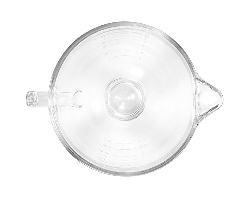 KitchenAid 5-Qt. Tilt-Head Glass Bowl with Measurement Markings & Lid