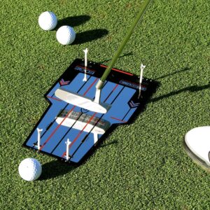 EyeLine Golf Edge Putting Mirror - Portable Putting Training Aids, Practice Putting Indoor/Outdoor and Accurately Improve Your Stroke