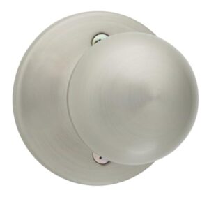 weiser lock gac12 y 15 ms yukon dummy knob, satin nickel