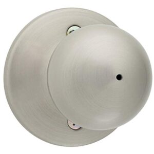 weiser lock gac331 y15 ms 6lr1 yukon privacy knob, satin nickel