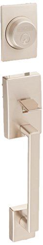 Schlage F92-CEN Century Dummy Exterior Handleset from The F-Series, Satin Nickel