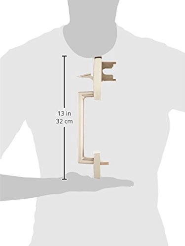 Schlage F92-CEN Century Dummy Exterior Handleset from The F-Series, Satin Nickel