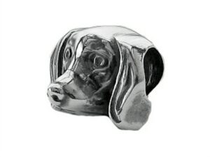 zable sterling silver daschund compatible bead/charm