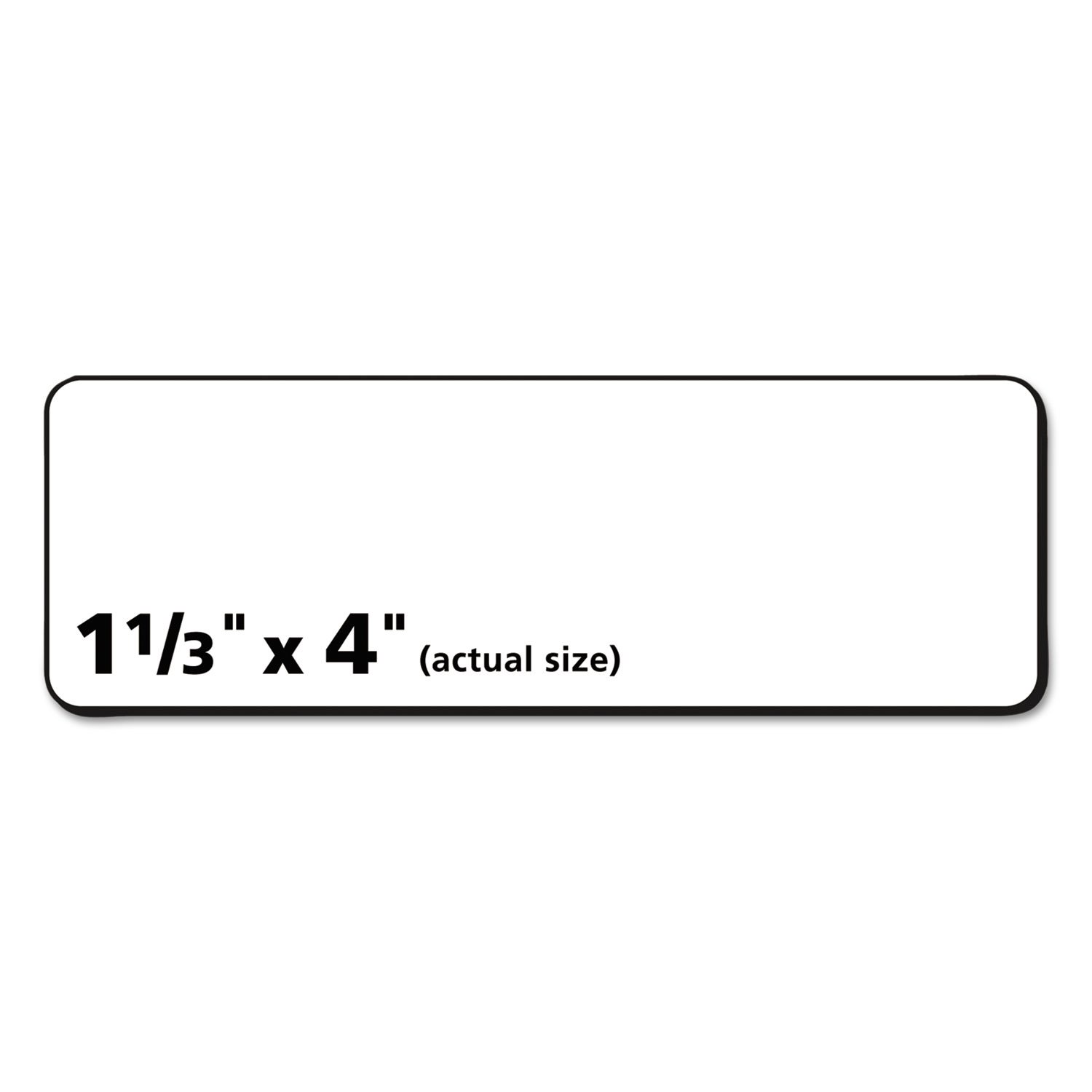 Averyamp;reg; Easy Peel Address Labels for Inkjet Printer, 1-1/3 x 4, White, 350/Pack