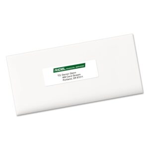 Averyamp;reg; Easy Peel Address Labels for Inkjet Printer, 1-1/3 x 4, White, 350/Pack