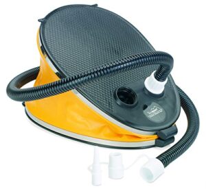 texsport deluxe high volume bellows foot air pump