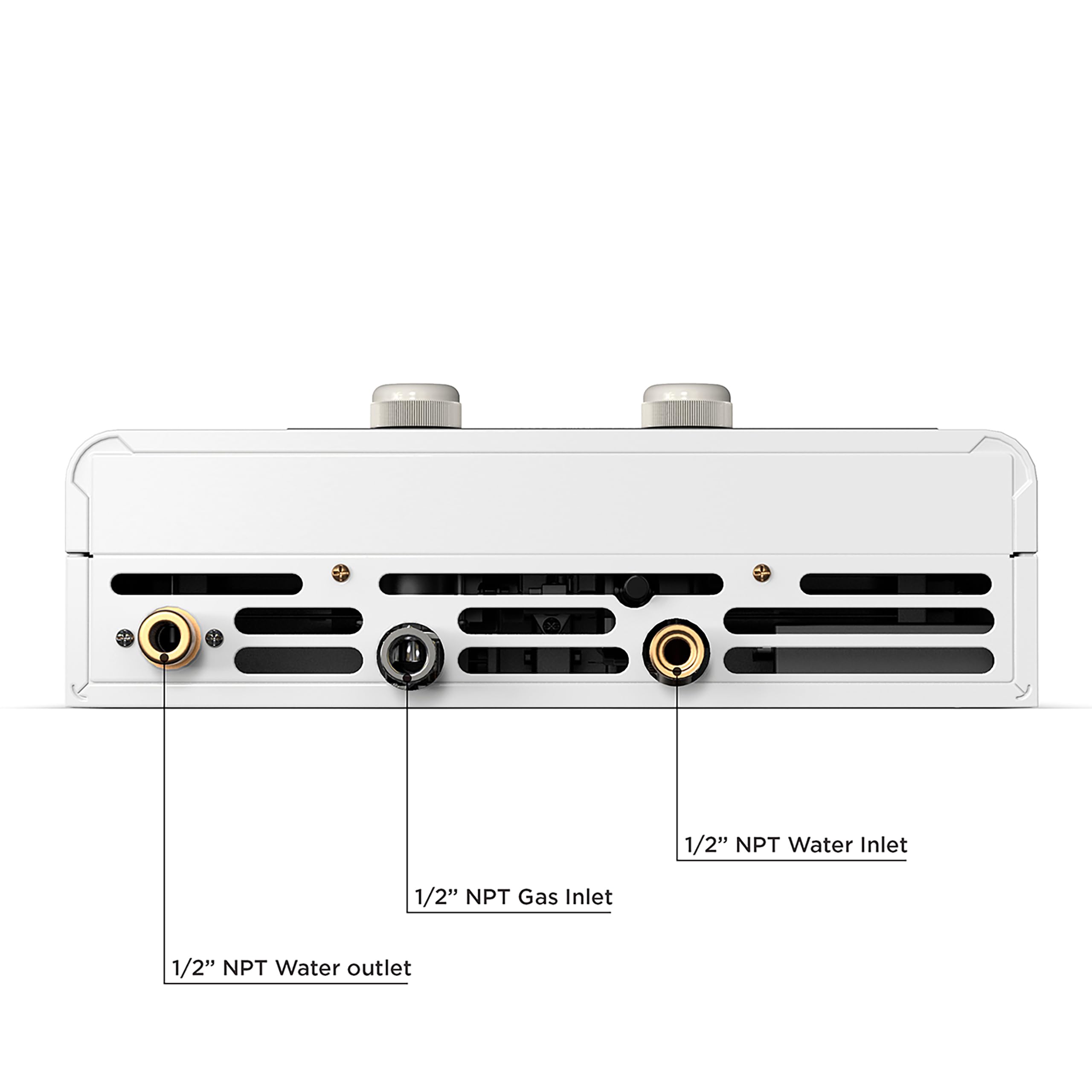 Eccotemp FVI12-LP Liquid Propane Gas Tankless Water Heaters, White