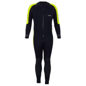 nrs rescue neoprene kayak wetsuit-black/yellow-xxl