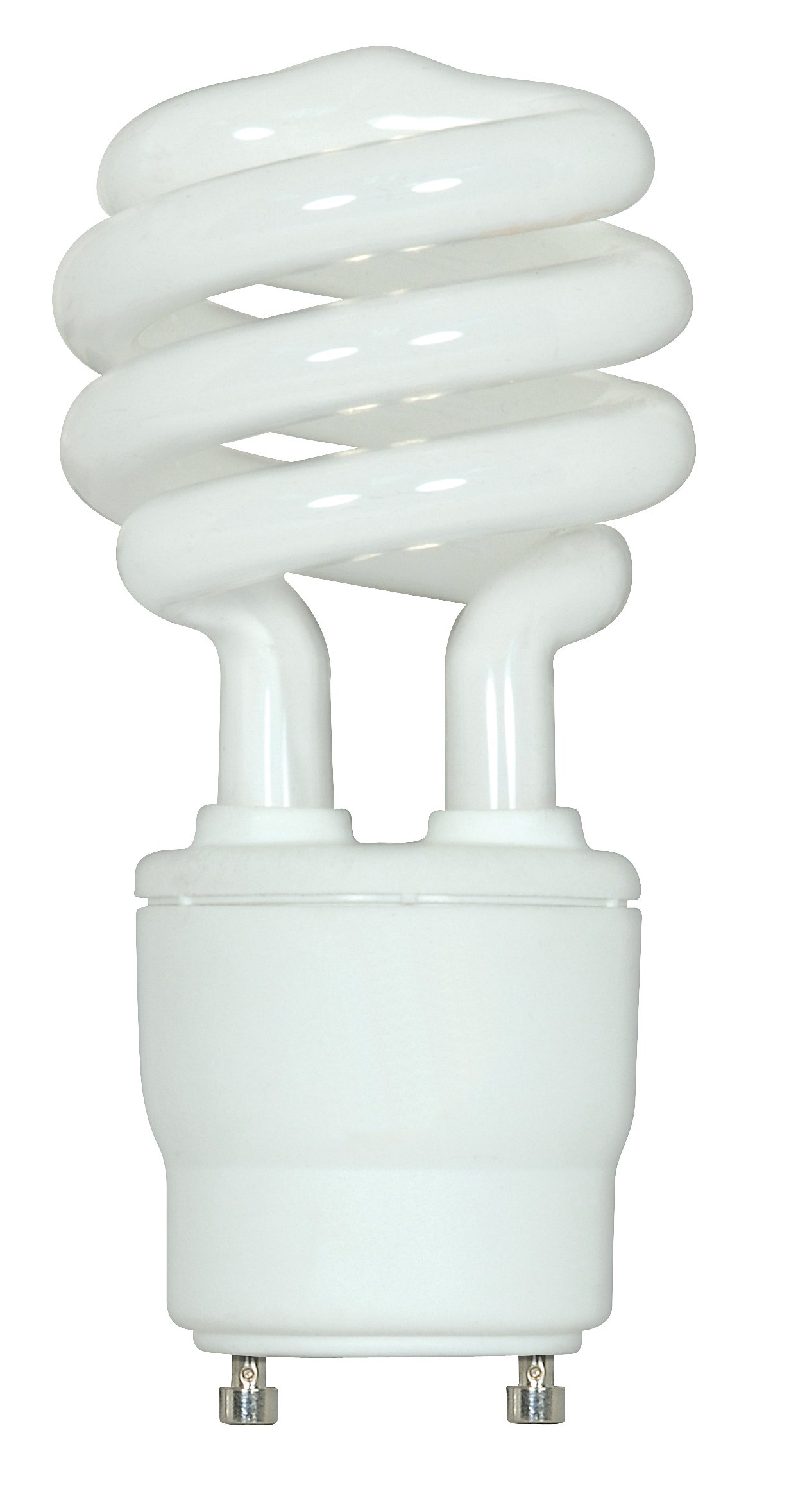 Satco S8207 26 Watt (120 Watt) 1750 Lumens Mini Spiral CFL Soft White 2700K GU24 Base Light Bulb