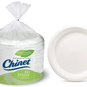 Chinet 10 3/8 Dinner Plate 100-count Box