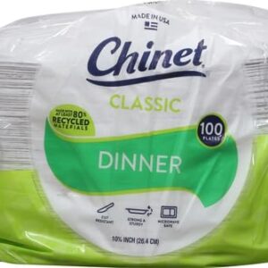 Chinet 10 3/8 Dinner Plate 100-count Box