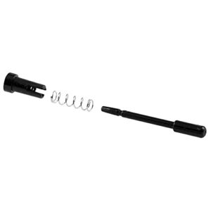 make-2-fit pl 14663 1/4 in. -5/16 in. frame window screen plunger latch nylon, single pack, black