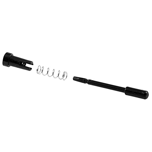 Make-2-Fit PL 14663 1/4 in. -5/16 in. Frame Window Screen Plunger Latch Nylon, single pack, Black