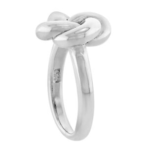 Sterling Silver Celtic Love Knot Ring for Women Solid Heavy 1/2 inch wide size 12