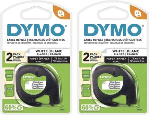 dymo letratag labels